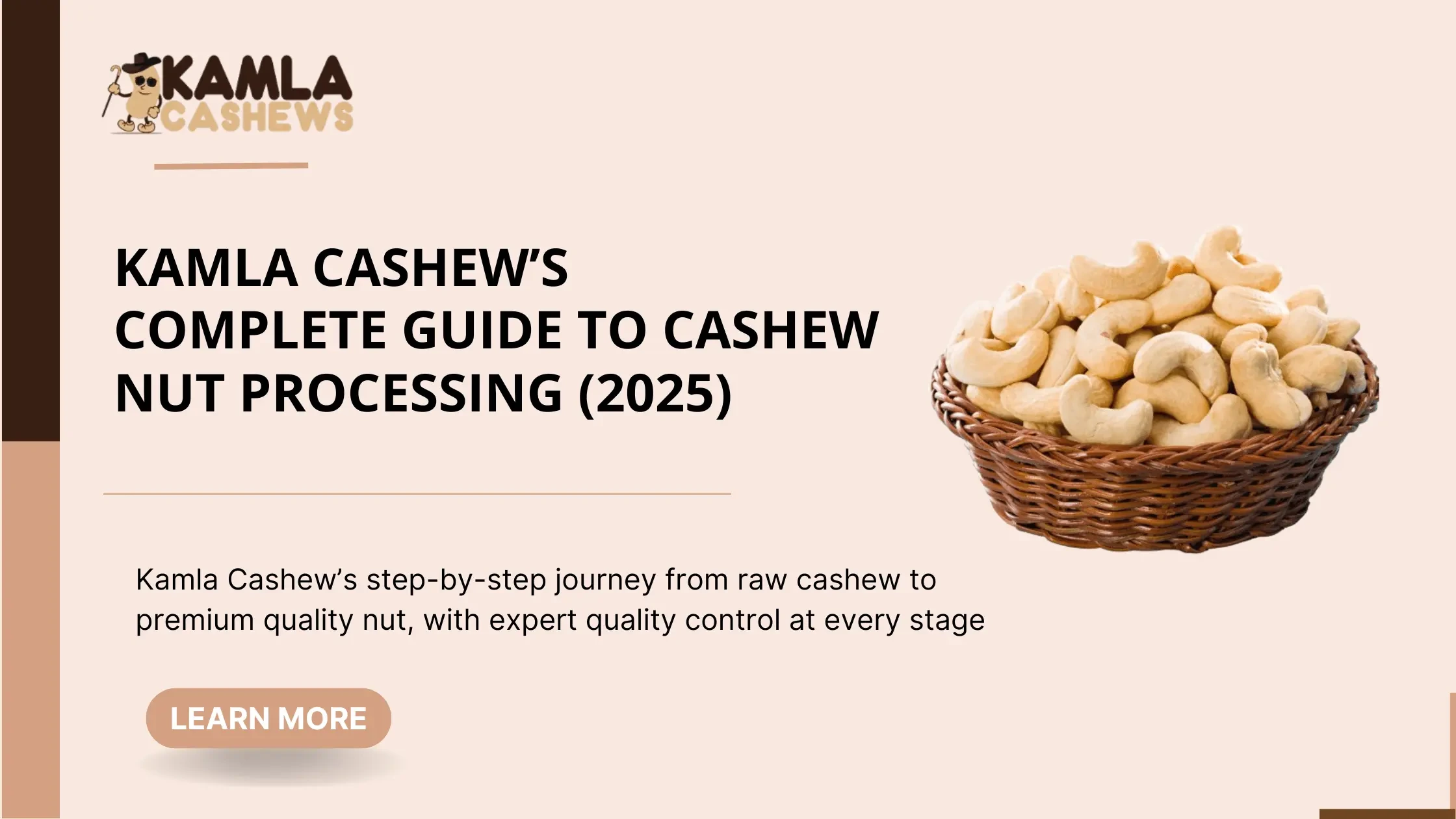Cashew Nut Processing in India – Kamla Cashew Best Guide 2025